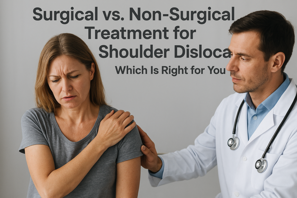 Surgical vs. Non-Surgical Treatment for Shoulder Dislocation